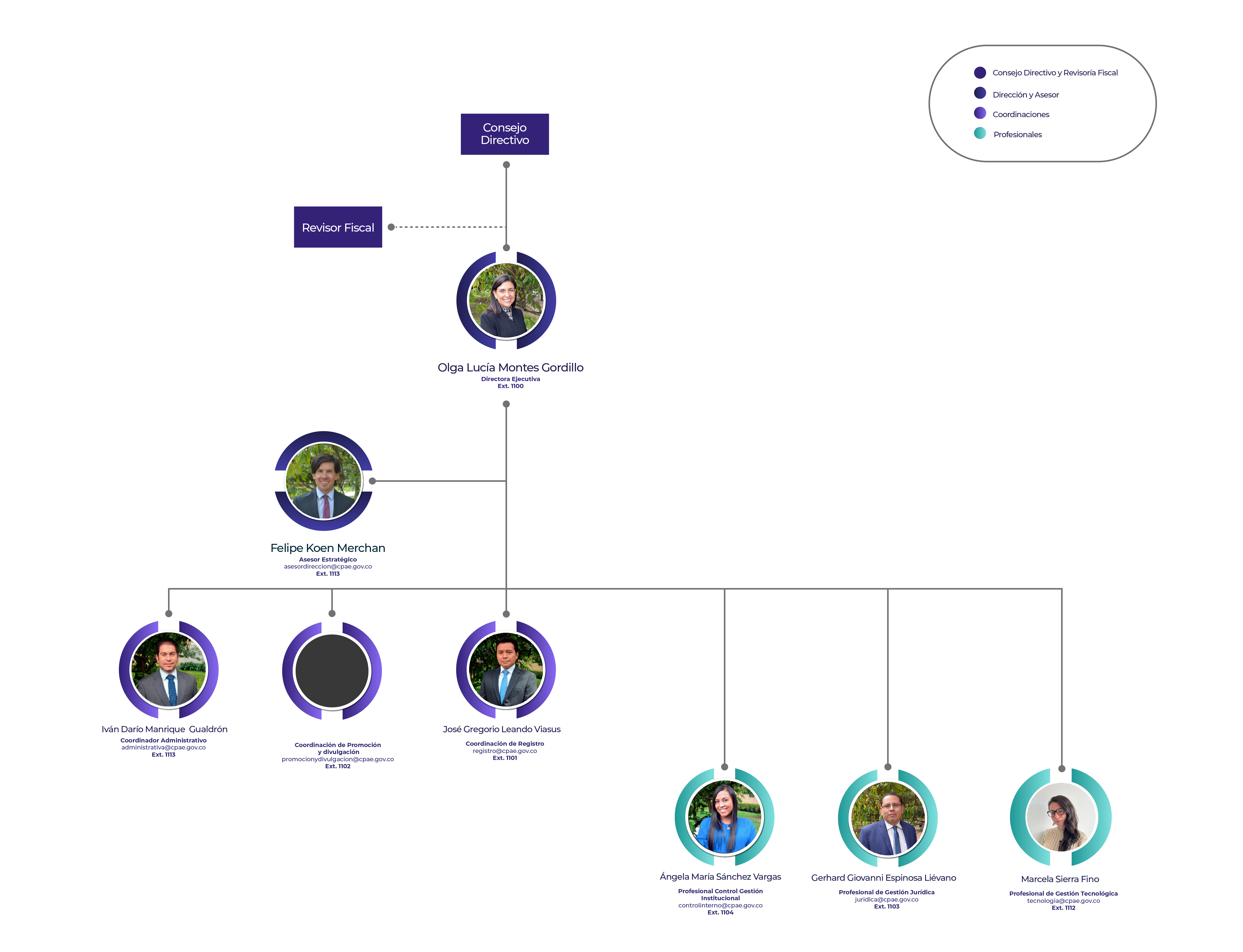 1.2 Estructura orgánica - Organigrama | CPAE